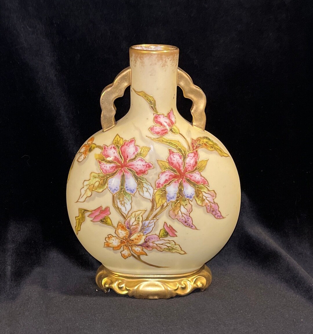 Antique Art Nouveau Vase Vienna Artware Austria, Double Handle ...