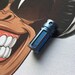 V-TRON Titanium Lanyard Bead Blue EDC Custom - Etsy