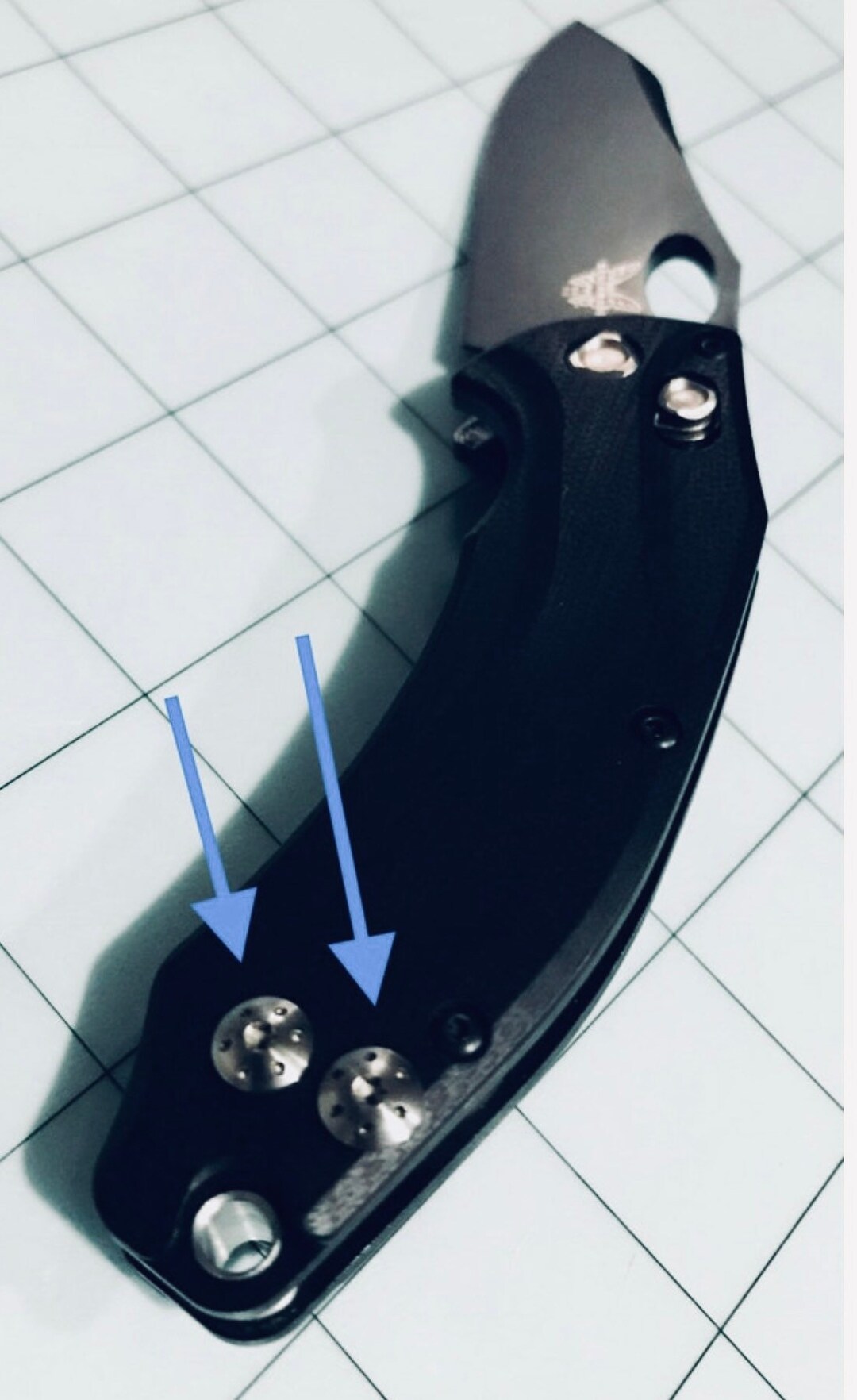 Fits Benchmade Mini Loco • Sikver GALAXY Scale Insert Screws • 2x ...