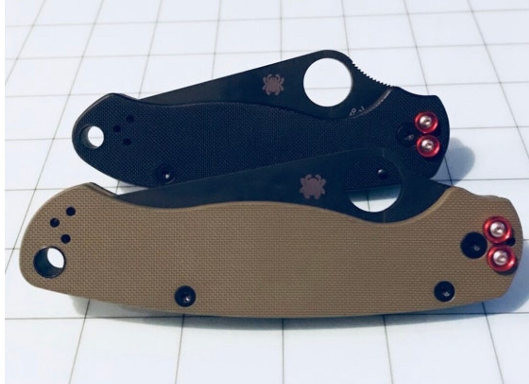 Spyderco Native 5 G-10 Snake Eyes Insert Screws and Rings Aesthetics ...