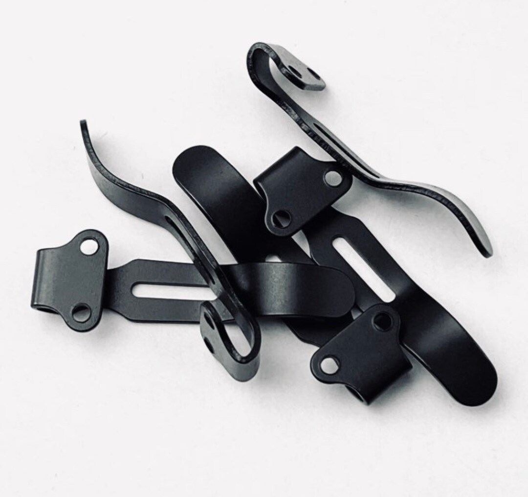 Benchmade Osborne + Griptilian Replacement Deep Carry Pocket Clip Black ...