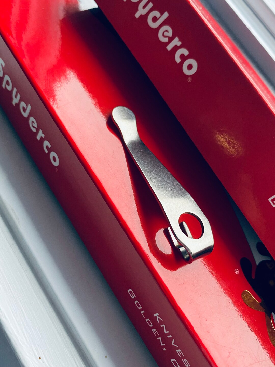 Spyderco Schempp Bowie Deep Carry Titanium Pocket Clip 1x Clip More ...