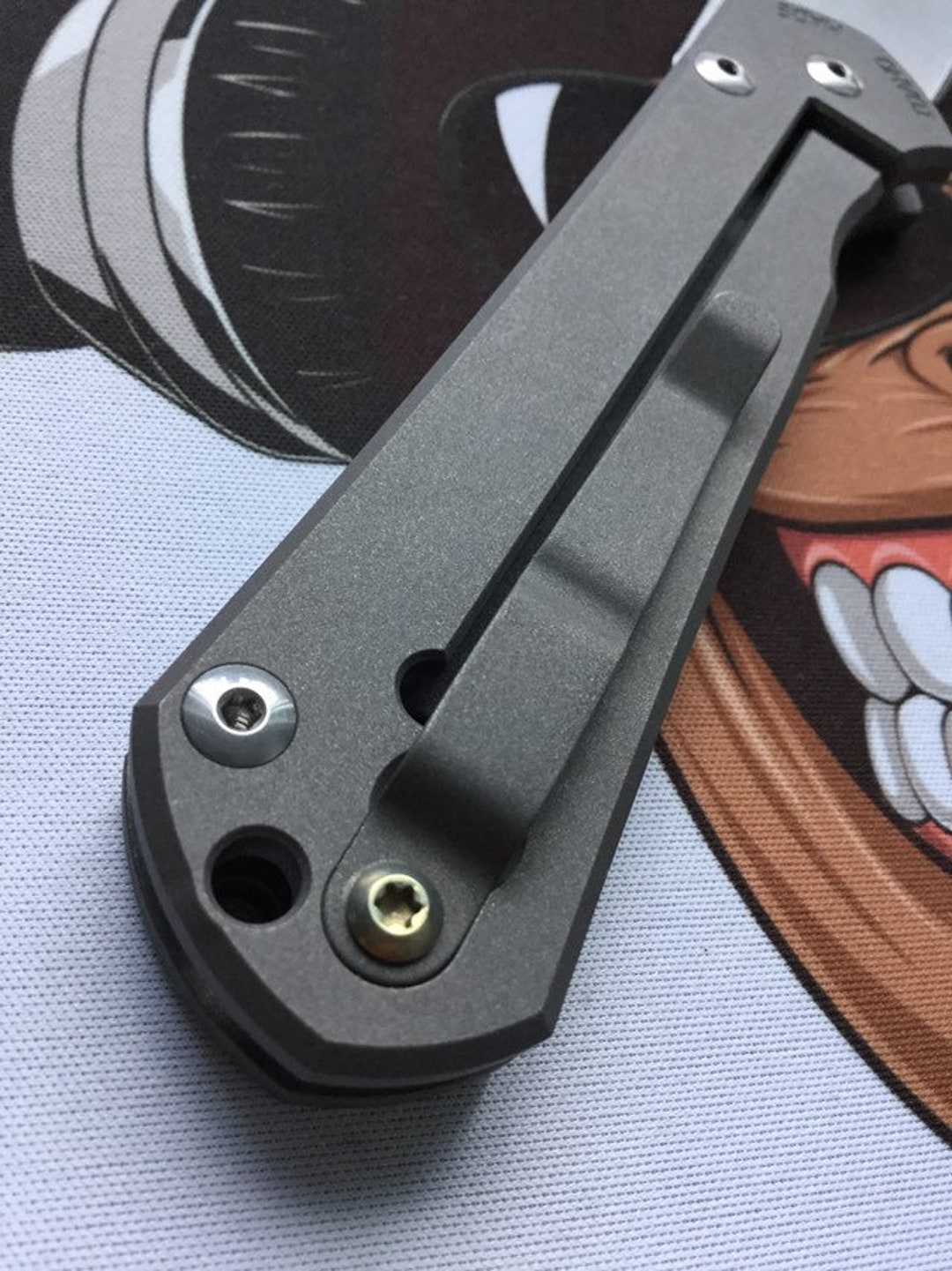 Chris Reeves Large Sebenza Replacement Pocket Clip Screw • Gold ...