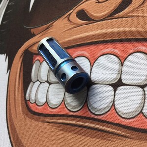 V-TRON Titanium Lanyard Bead Blue EDC Custom - Etsy