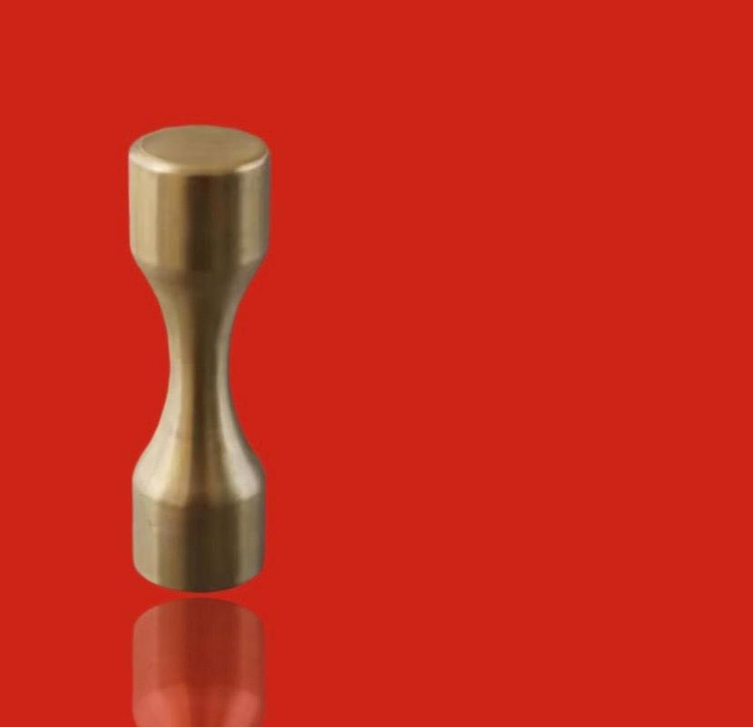 KNUCKLEBONE the OG Finger Fidget Solid Brass High Polish Finish - V ...