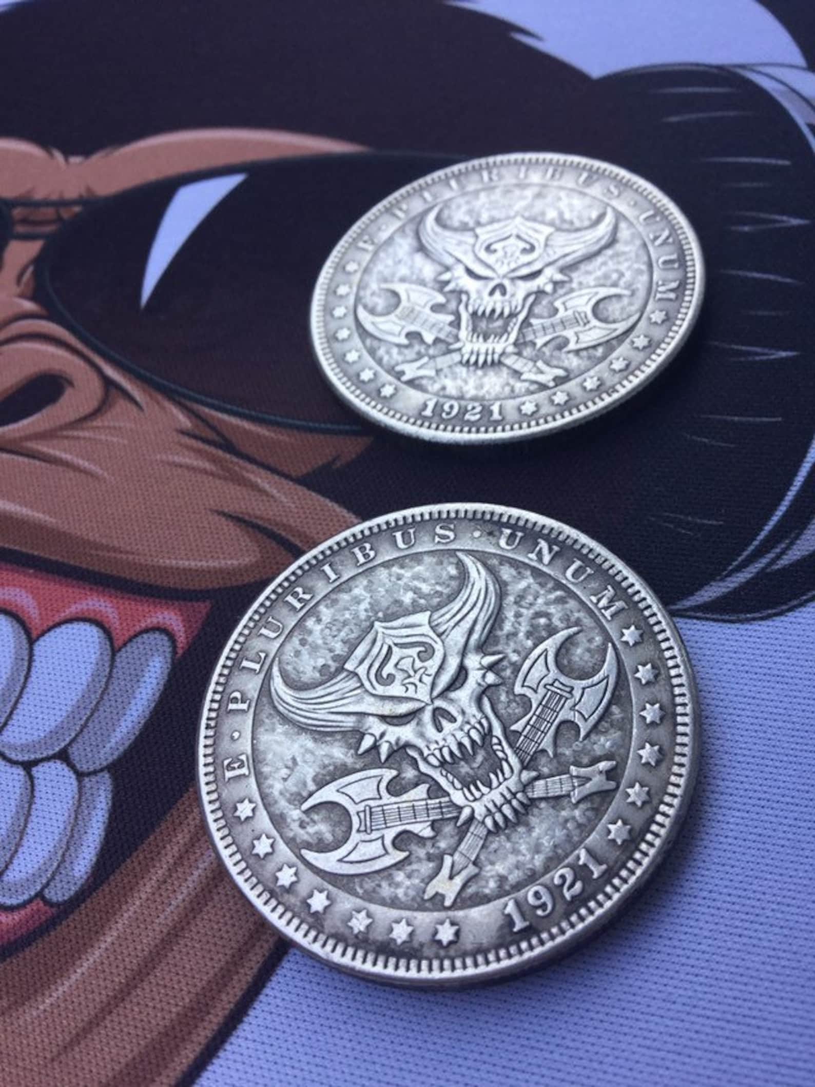 Rock'n Devil Coin - Etsy