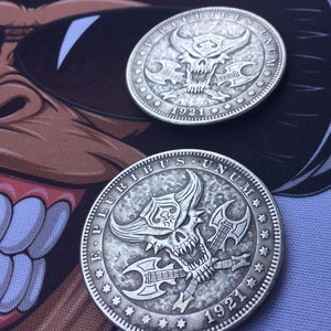 Rock'n Devil Coin - Etsy
