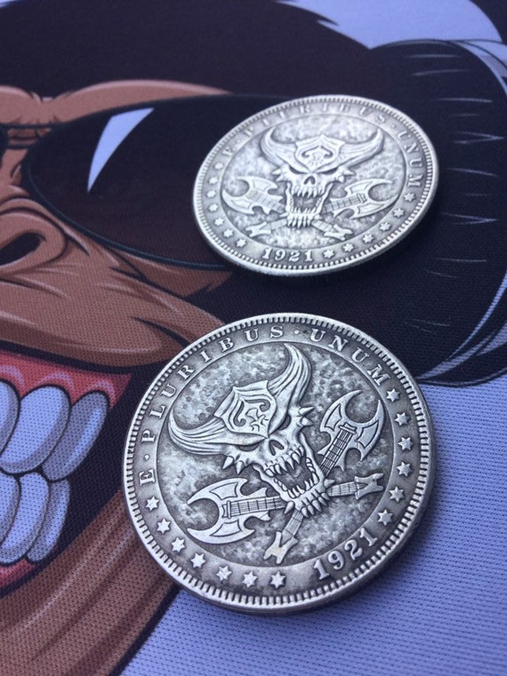 Rock'n Devil Coin - Etsy