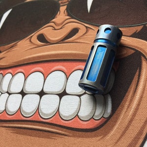 V-TRON Titanium Lanyard Bead Blue EDC Custom - Etsy