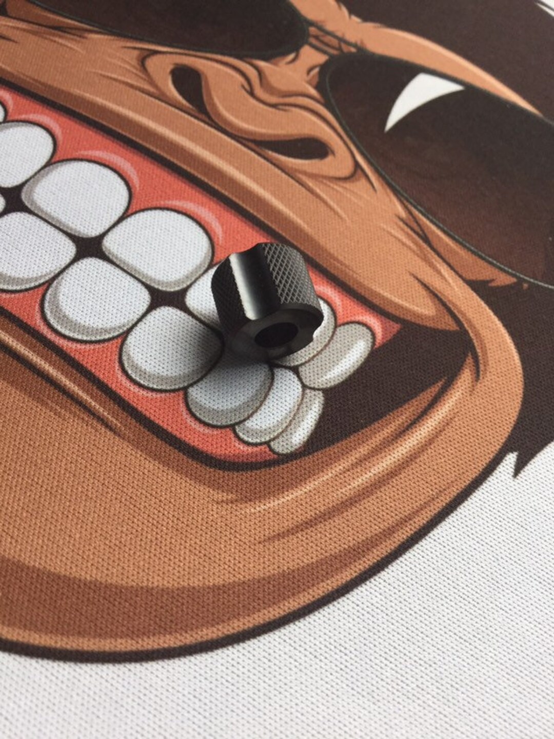 Black Titanium Grip Lanyard Bead • EDC • Custom - Etsy