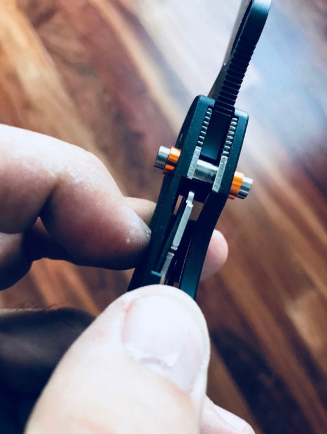 Spyderco Yojimbo 2 • Titanium Military Ribs • 2x Scale Insert Screws ...