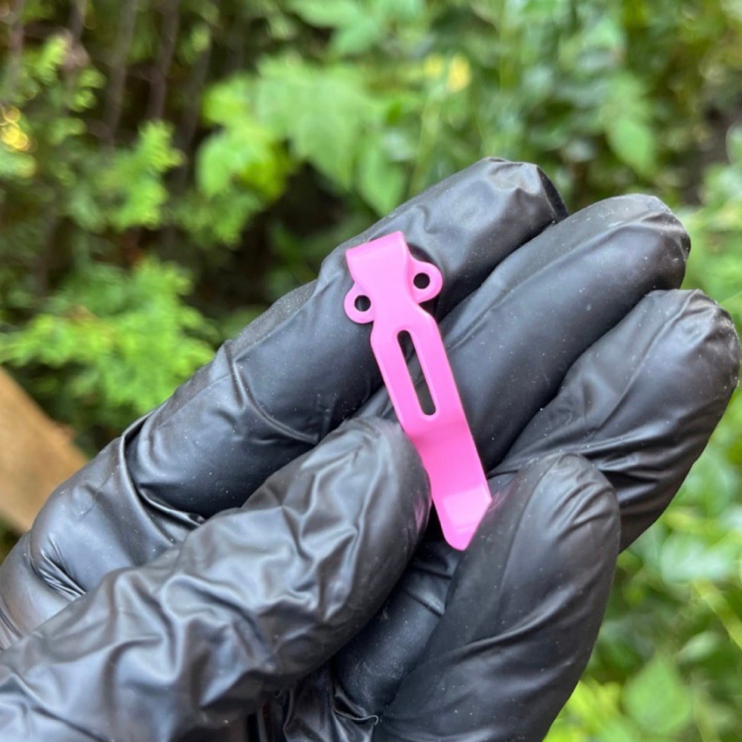 Emerson Pocket Clip Many Emerson Models • Deep Carry PINK Short Pocket ...