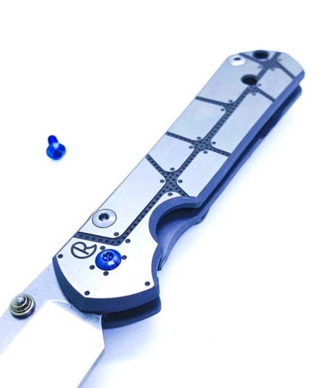 Chris Reeves Small Sebenza Blue Titanium Replacement Pivot Grade 5 ...