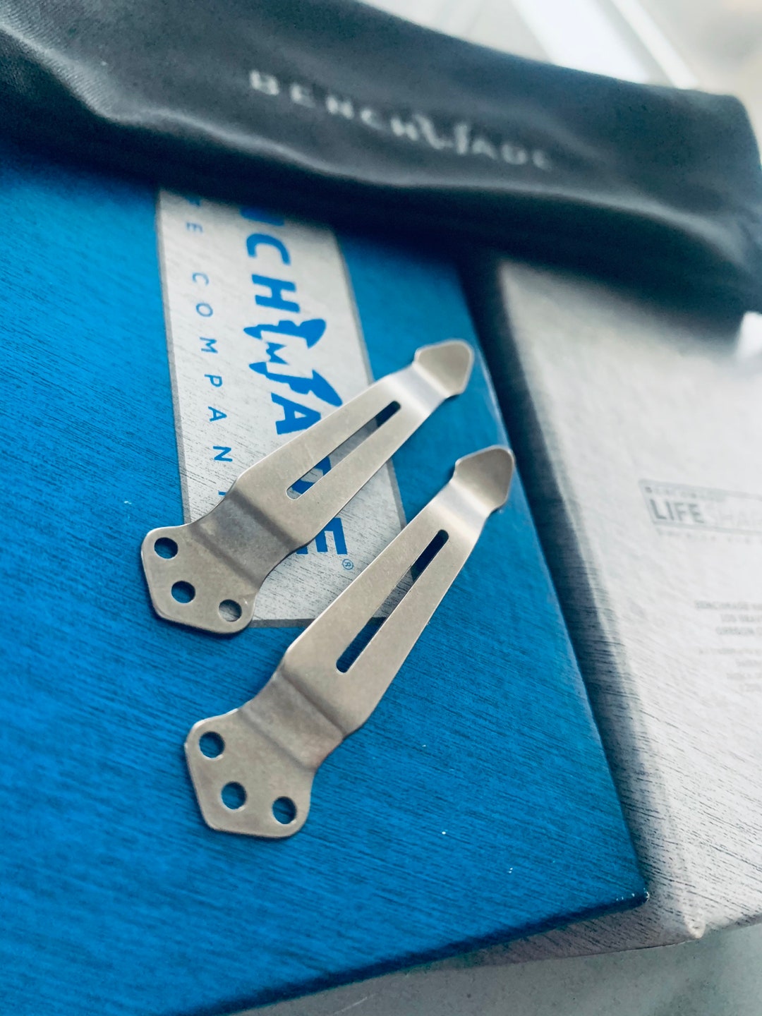 Fits Benchmade Knife Models TITANIUM Replacement Carry Pocket Clip ...