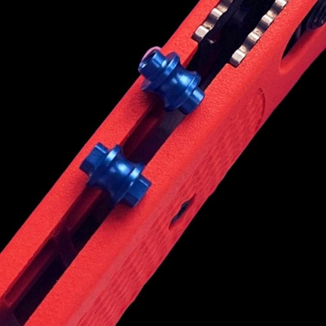 Replacement Scale Barrel Spacers Blue Aluminium Benchmade Bugout + Mini ...