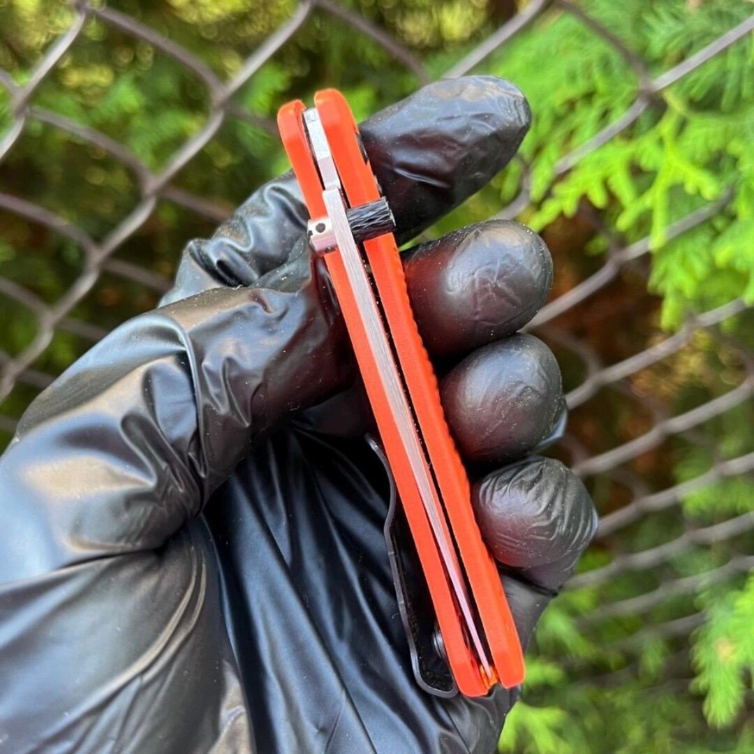 Benchmade Mini Freek + Barrage SUPER-GRIP Thumb Stud + NASA Back Screw ...