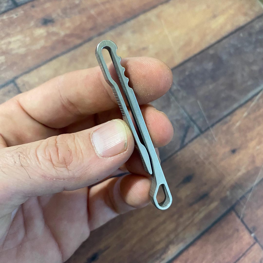 Titanium Key Holder • Pocket Slip Model • EDC - Etsy