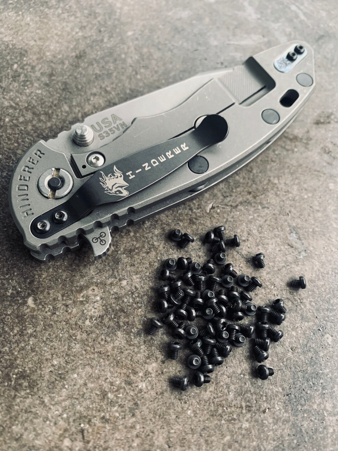 Fits Rick Hinderer Eklipse Models • BLACK TORX Replacement Fuller Tab ...