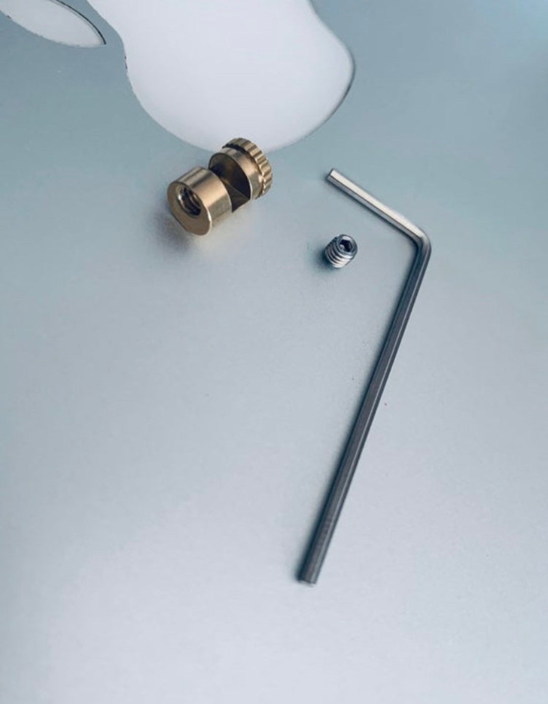 Fits Custom Push-up Thumb Stud / Solid Brass / Adaptable to Many Blades ...