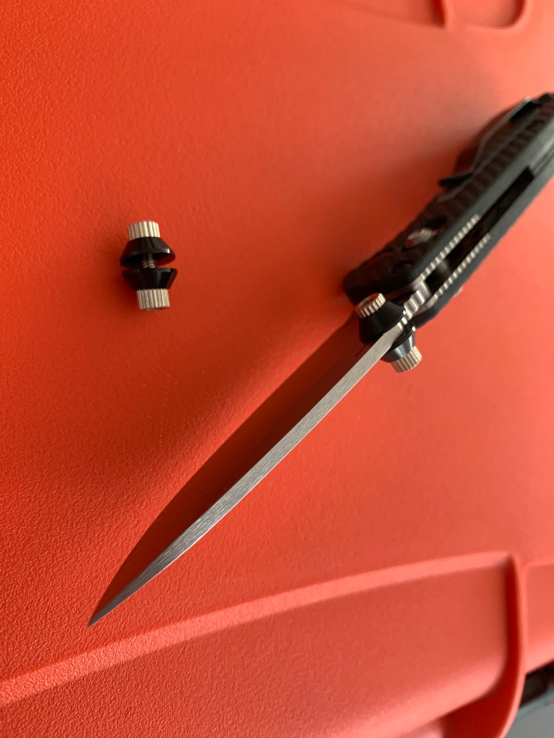 Fits Benchmade Contego 810 Models • DOUBLE BUZZ Grip Thumb Stud • Black ...