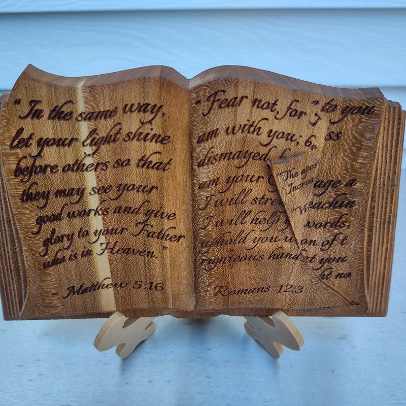 Wooden Bible Verse Sign - Etsy