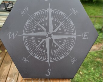 Compass Tile | Etsy