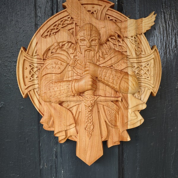 Viking Wood Carving - Etsy