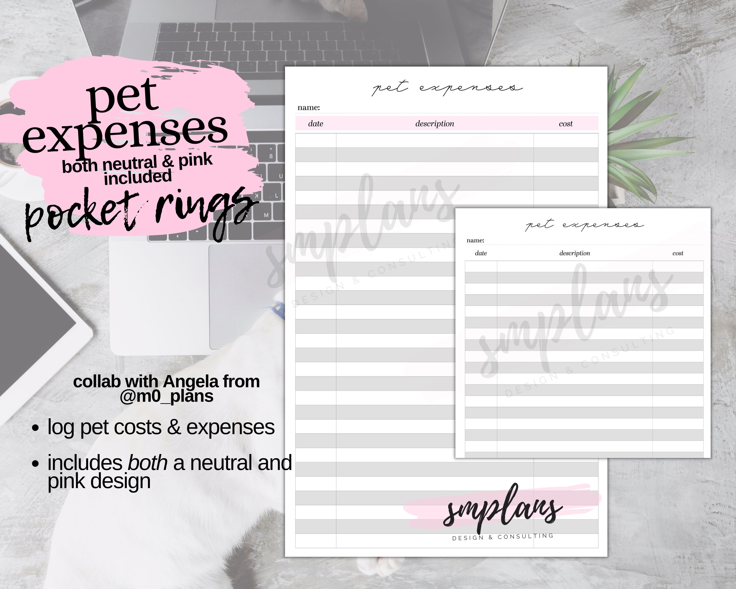 Pet expense tracker printable - wolftaiwan