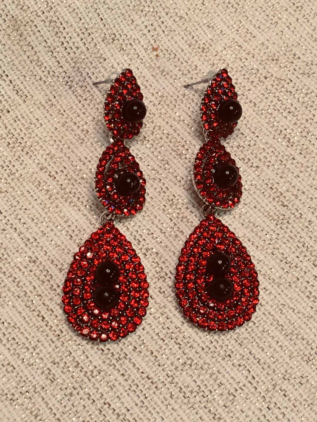 Red Tear Drops - Etsy