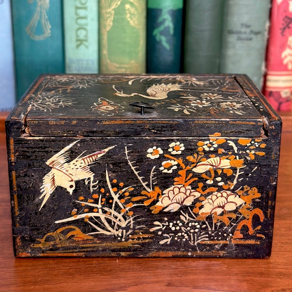 Painted Cigar Box - Etsy