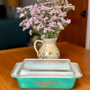 Pyrex 575-B Green Wheat 2 Quart Space Saver Casserole Dish - Etsy