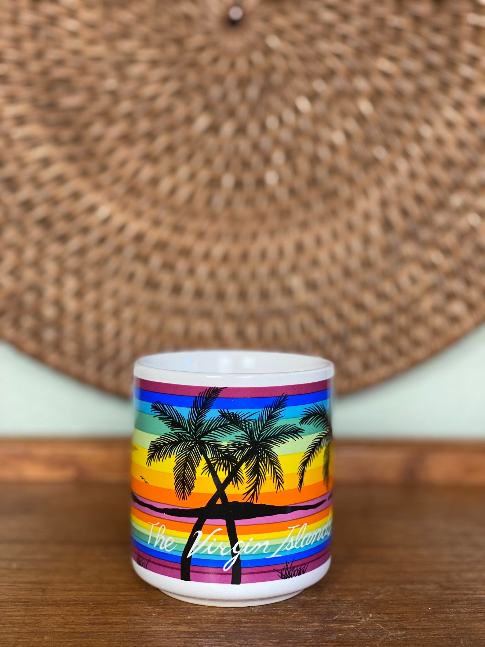 Vintage Virgin Islands Mug Paradise Souvenir Mug Rainbow Beach Mug - Etsy