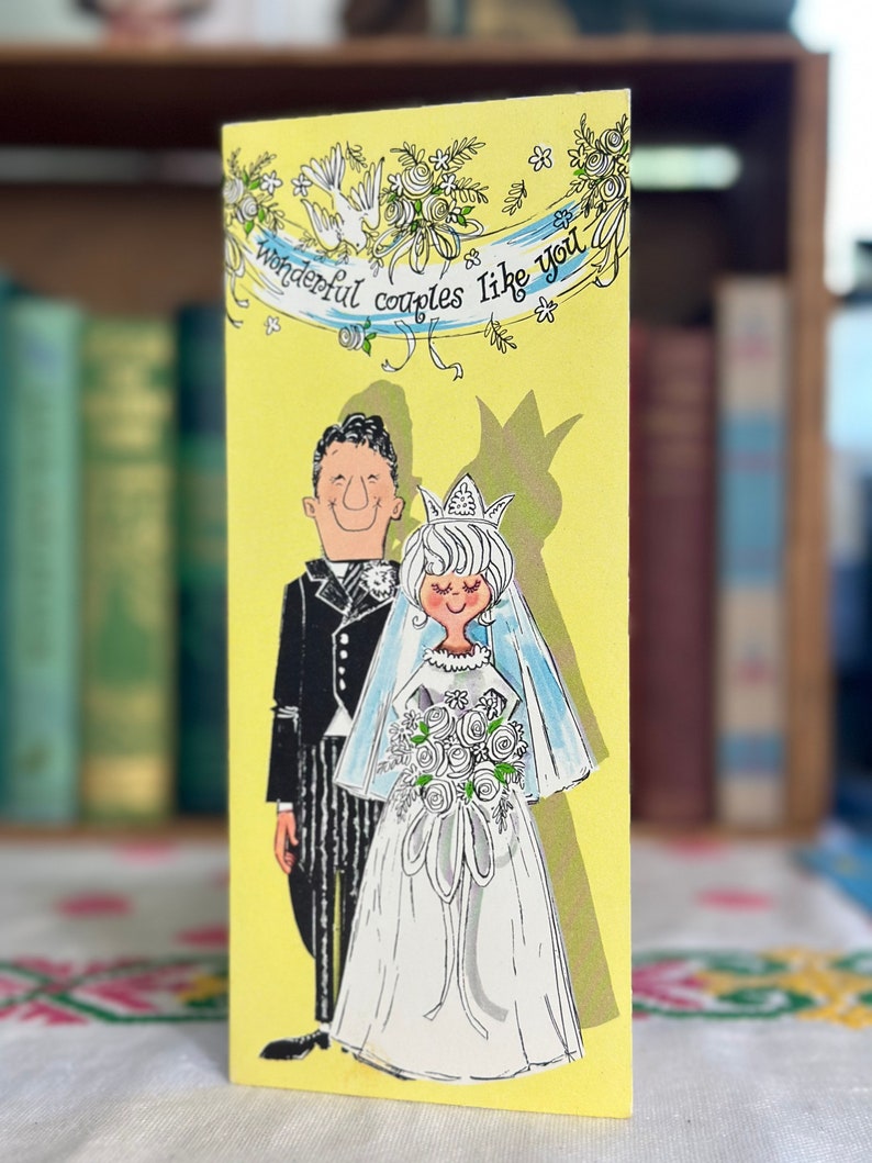 1950s Mid Century Modern Anniversary Card Vintage Mod - Etsy