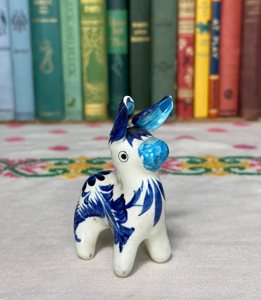 Mexican Pottery Burro Mexican Folk Art Ceramic Donkey - Etsy