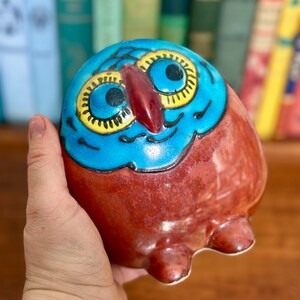 1970s Vintage Owl Hand Painted 70s Owl Retro Owl Decor - Etsy