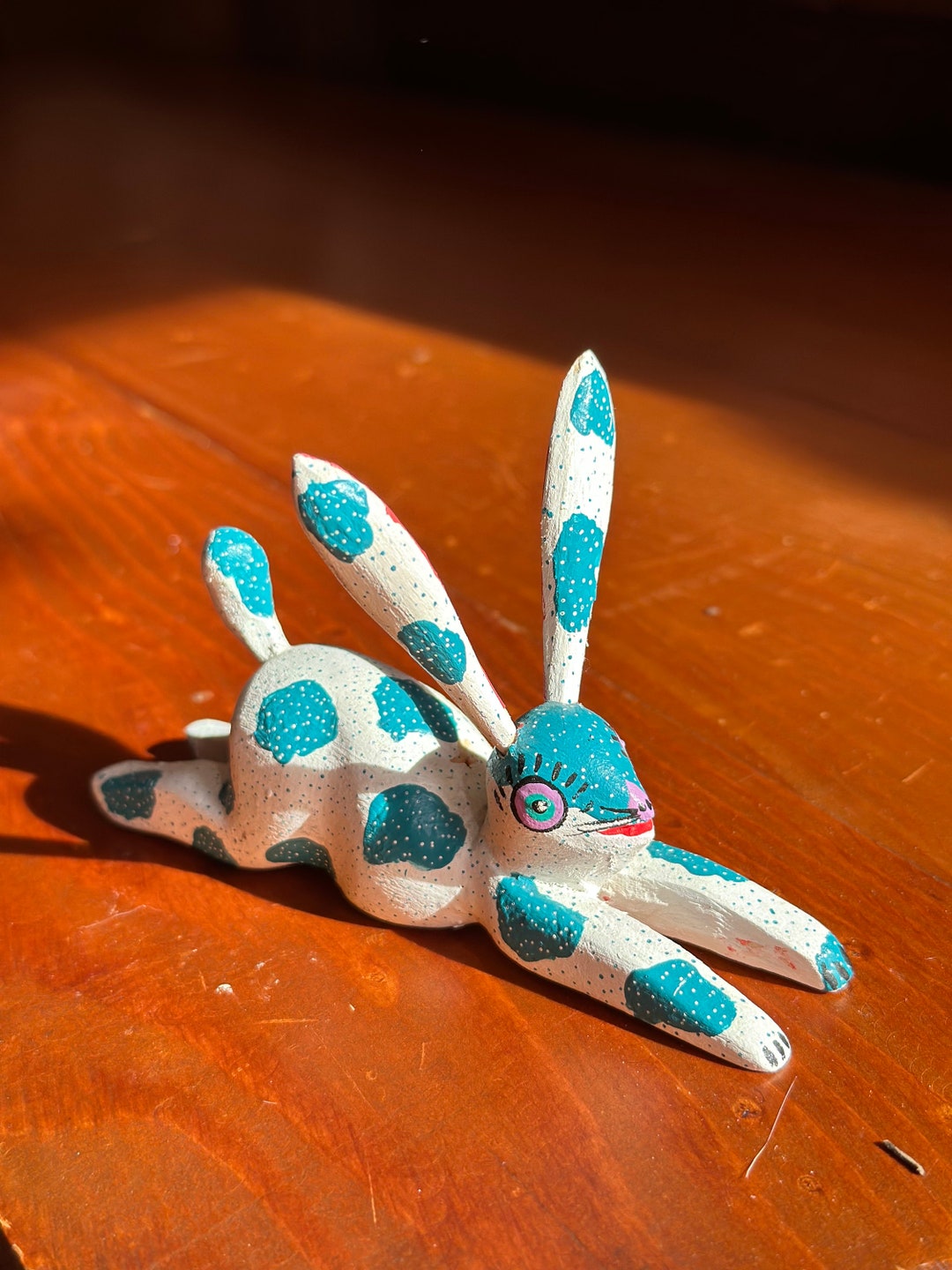 Juventino Melchor Rabbit Alebrije Oaxacan Mexico Mexican Rabbit ...