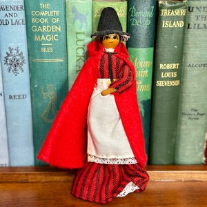 Vintage Welsh Doll Witchy Lady Doll Pilgrim Doll Antique Handmade Doll ...