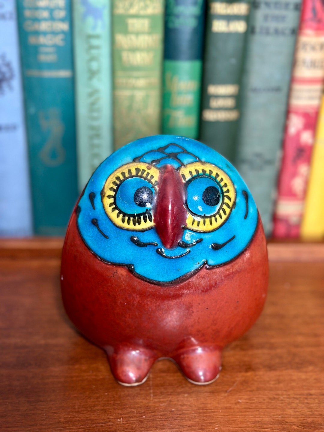 1970s Vintage Owl Hand Painted 70s Owl Retro Owl Decor - Etsy