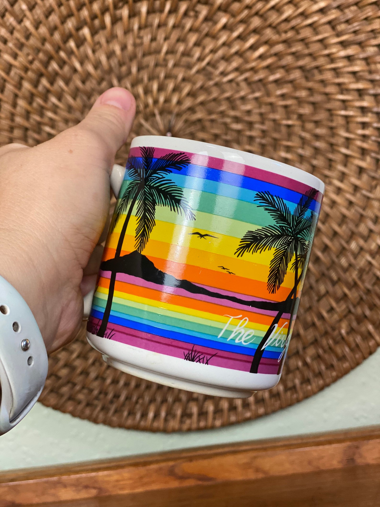 Vintage Virgin Islands Mug Paradise Souvenir Mug Rainbow Beach Mug - Etsy