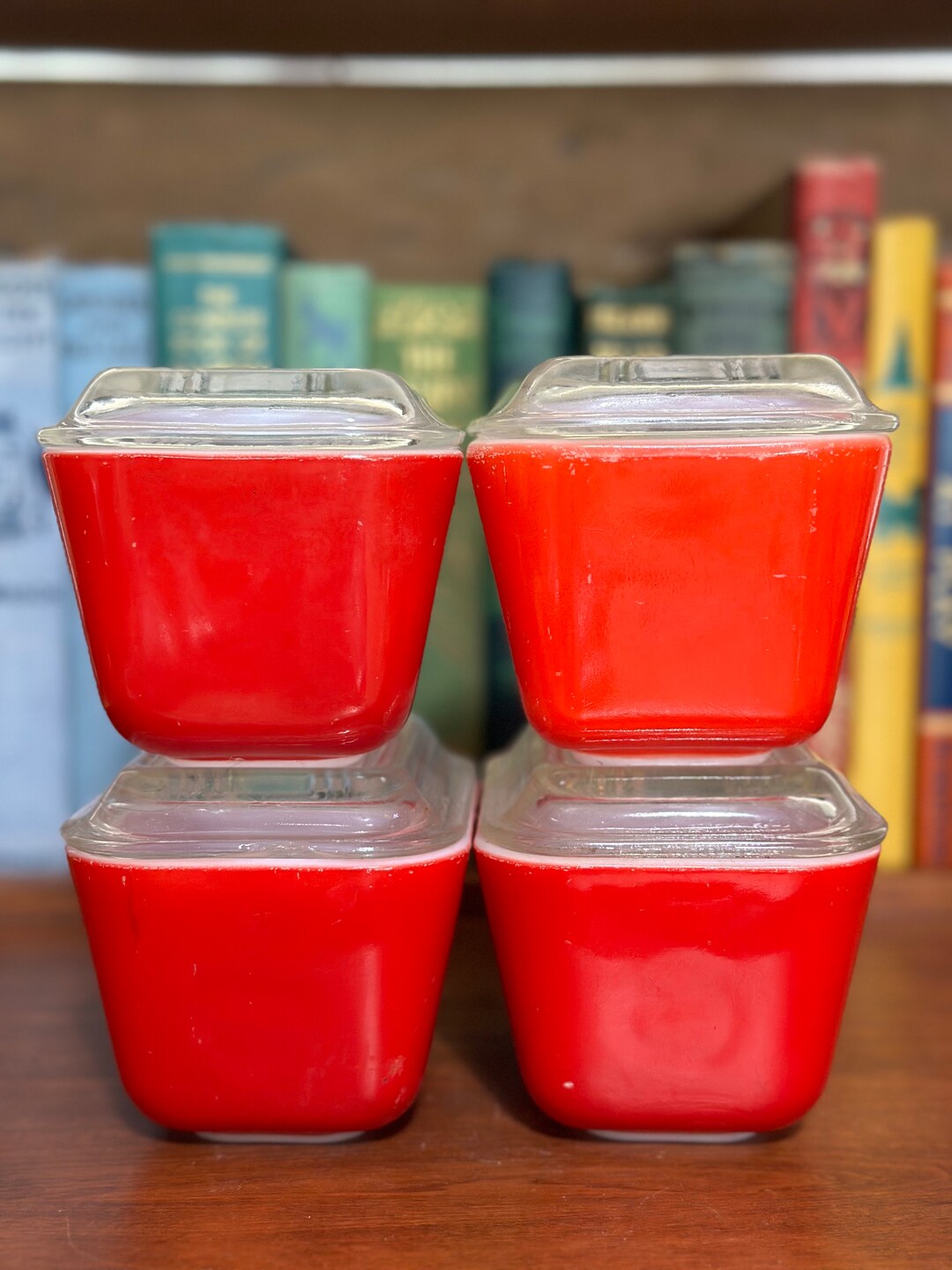 1950s Red Pyrex 501 Refrigerator Dish Small Pyrex With Lid Red Pyrex ...