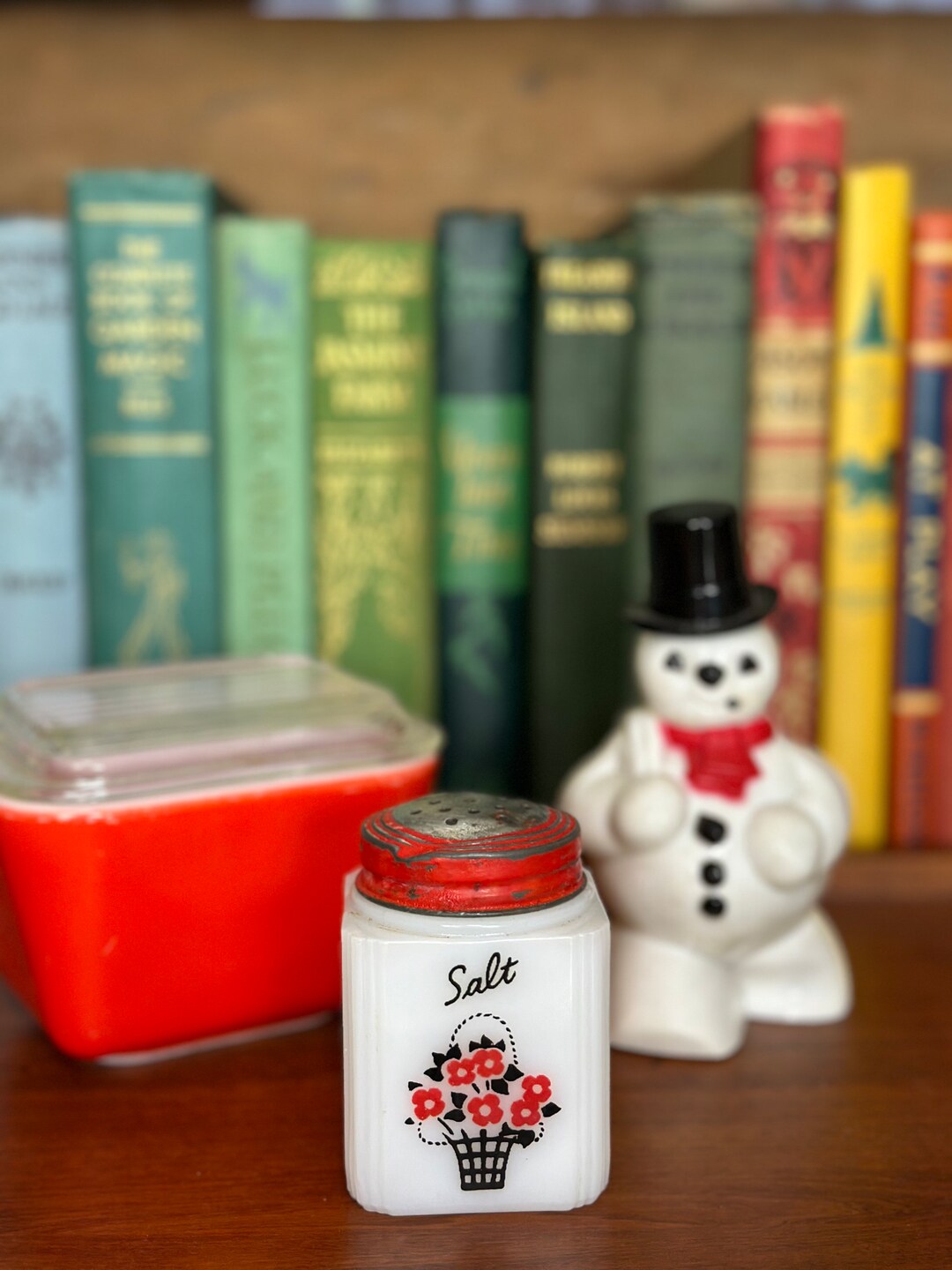 Vintage Tipp City Spice Jar Flower Basket-milk Glass - Etsy