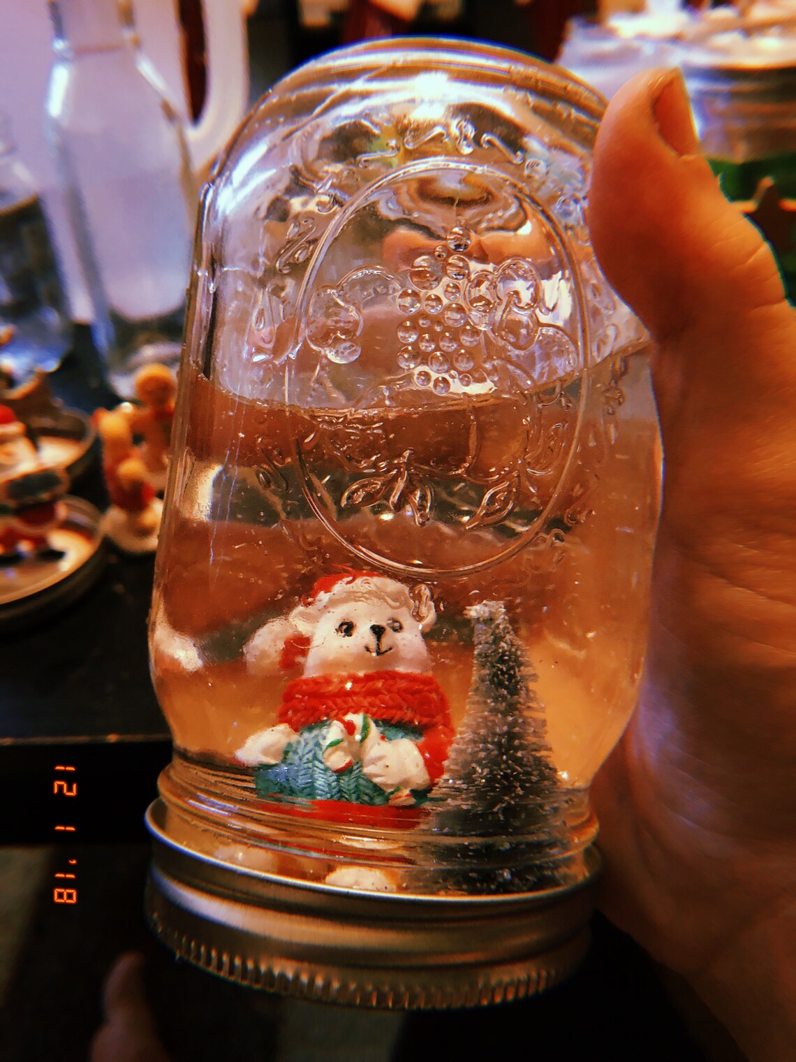Ball Mason Jar Snowglobe - Etsy