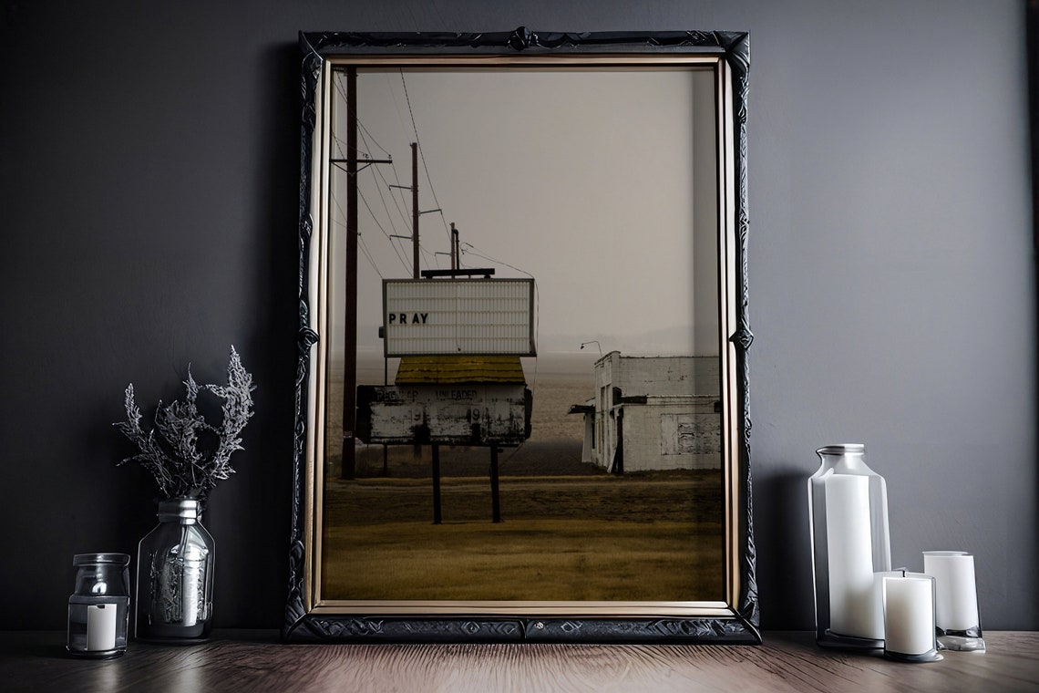 Pray | Dystopian Wall Art | Apocalypse Wall Hanging | Photography - Etsy