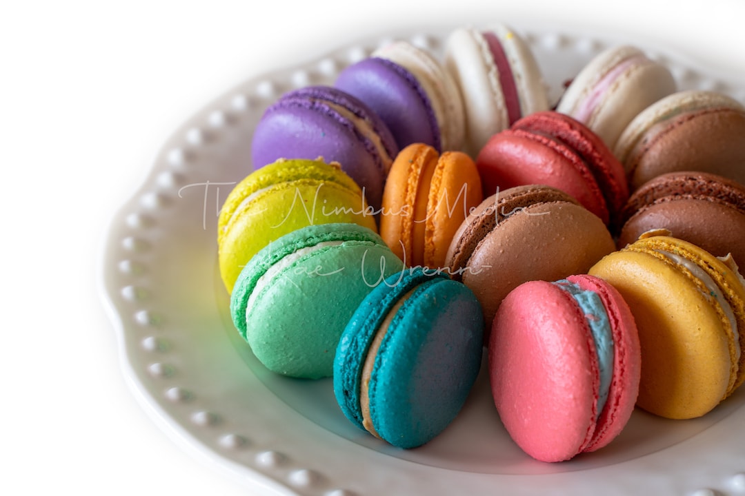 Rainbow Macarons Digital Download | Digital Print - Etsy