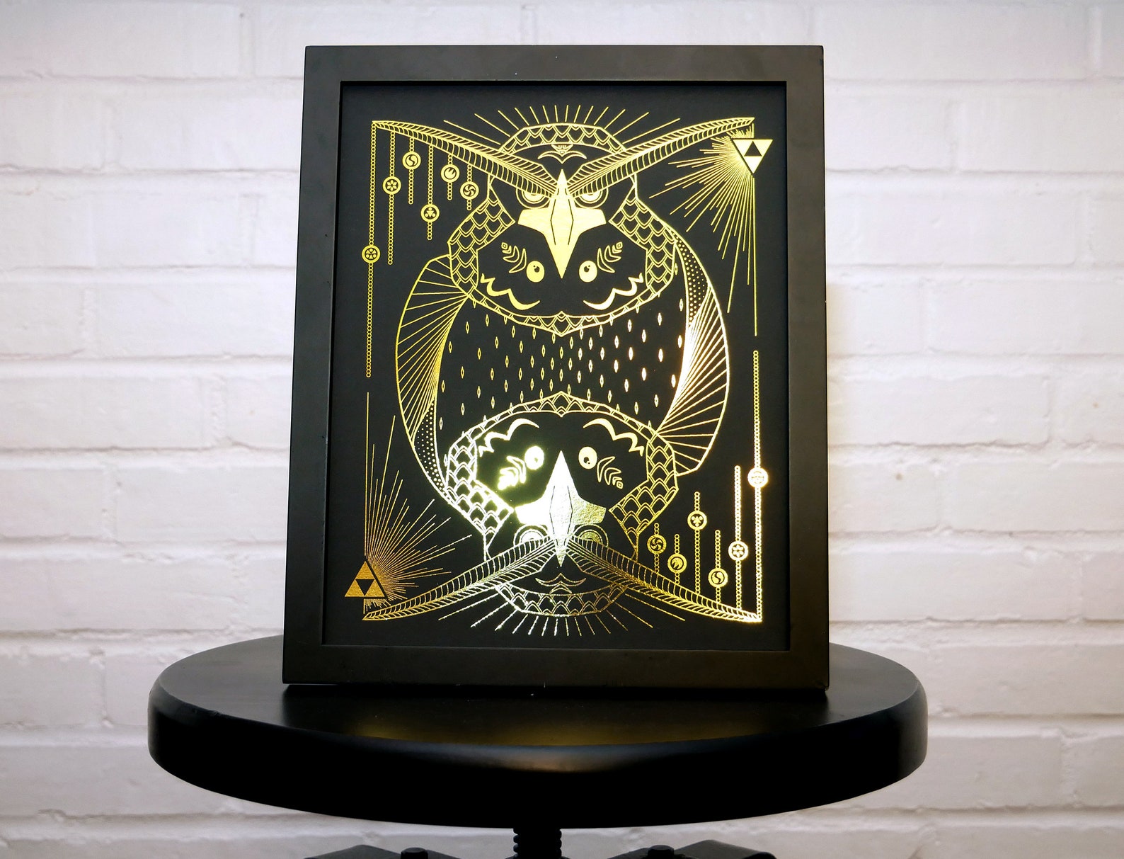 Kaepora Gaebora Zelda: Ocarina of Time Owl Foil Print | Etsy