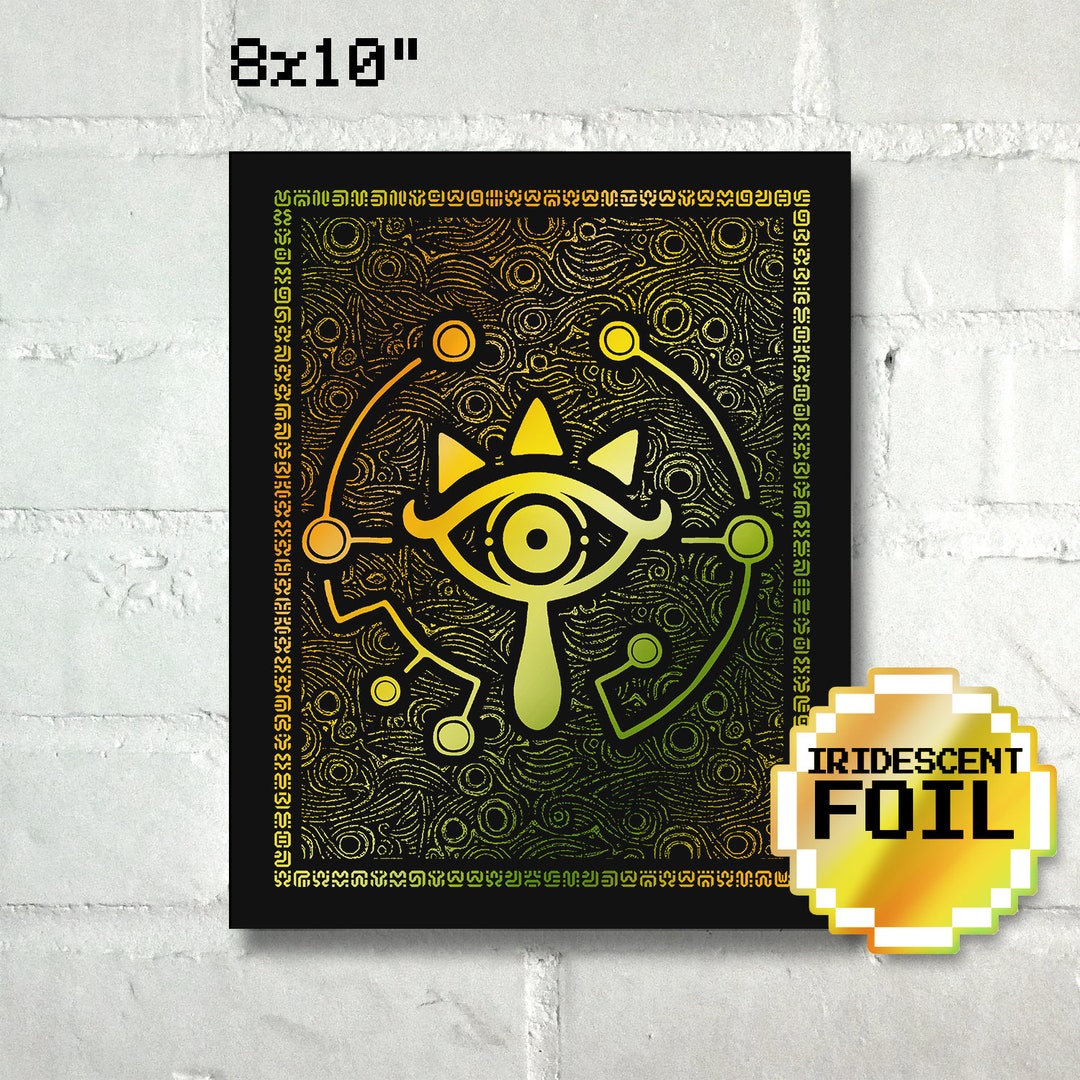 Eye of Truth - Metallic Foil Print - Etsy