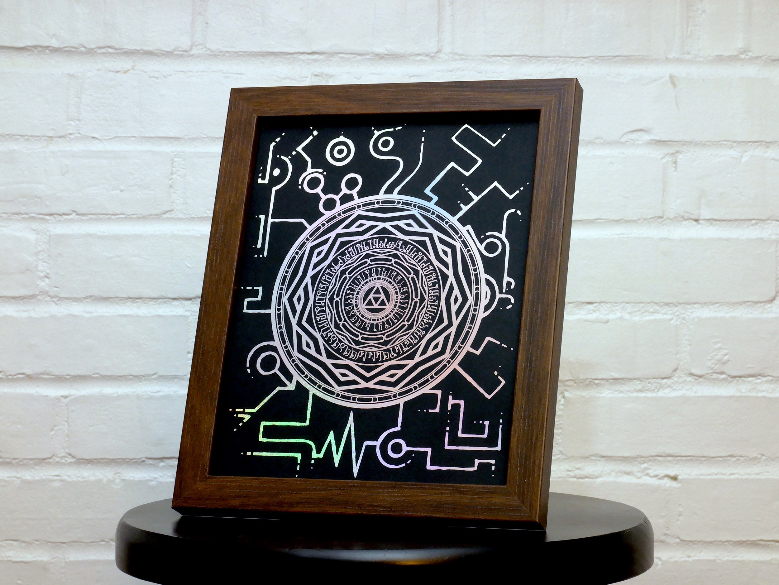 Zelda Twilight Princess Mirror of Twilight Foil Print | Etsy