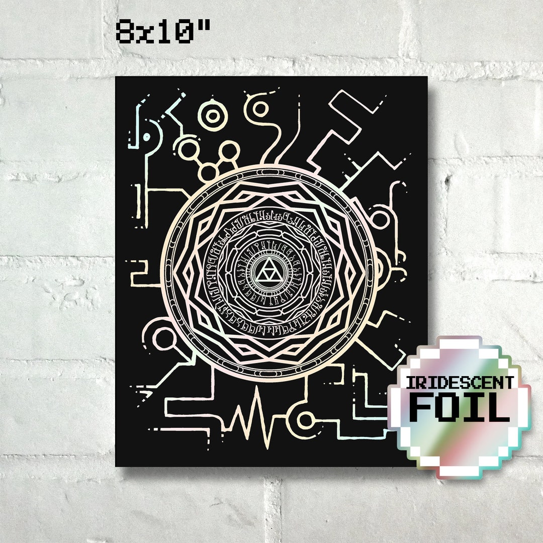 Zelda Twilight Princess - Mirror of Twilight Foil Print - Etsy