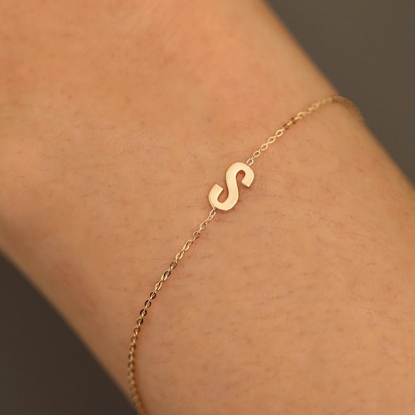 Initial Bracelet - Etsy
