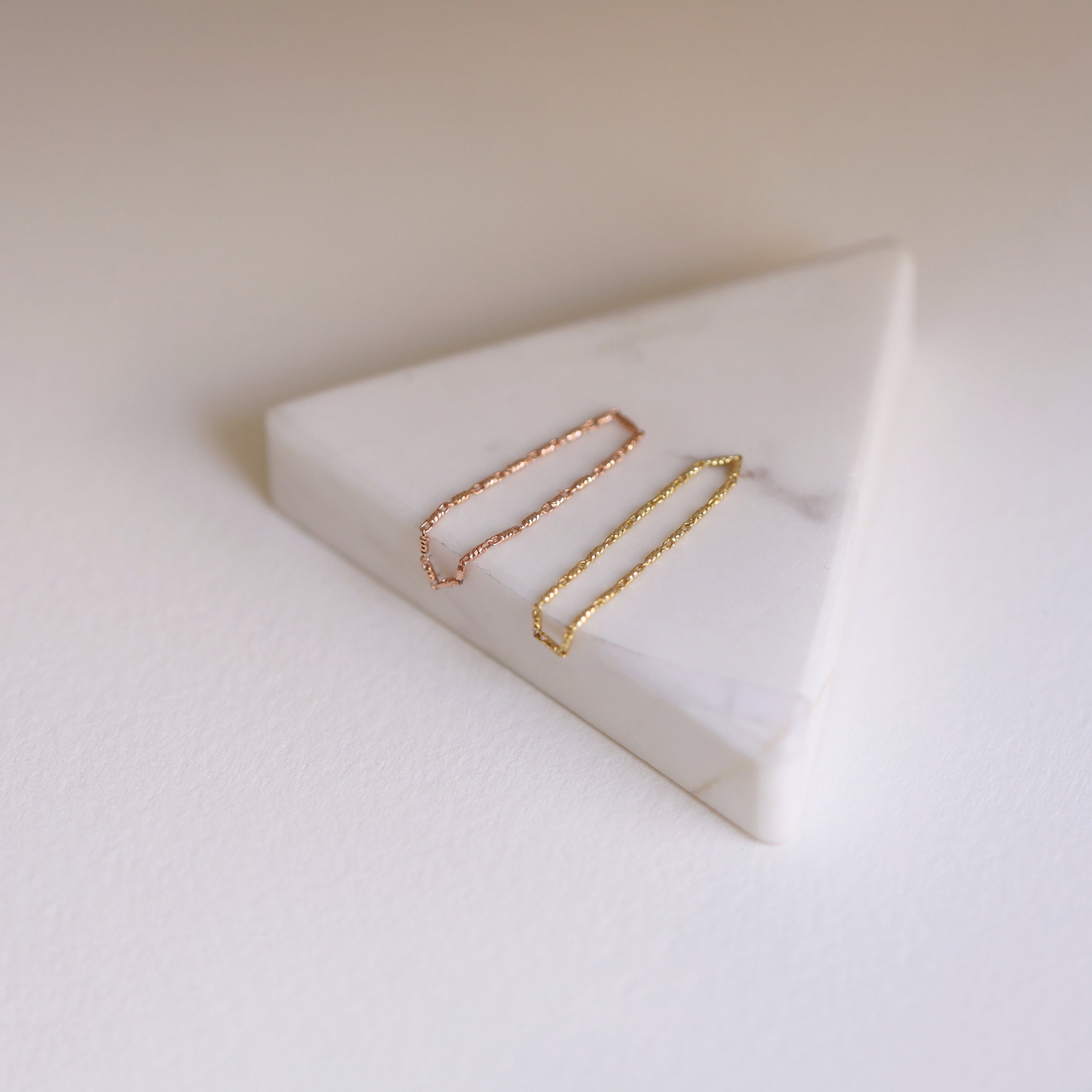 Raso Chain Ring Soft Ring Minimalist Ring Dainty Ring - Etsy